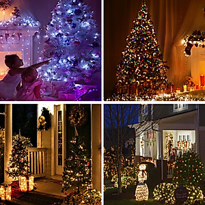 Color Changing Fairy Lights LED String Lights with Remote, 16.4FT 2 Pack Twinkle Lights USB Plug or Battery Powered, Outdoor Waterproof Christmas Decorations for Bedroom Wedding Party Indoor…