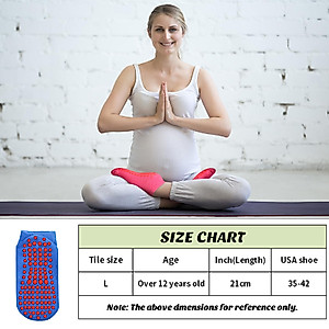 Geyoga 12 Pairs Non Slip Socks Women Yoga Socks with Grips Pilates Socks Hospital Anti Slip Gripper Ballet Fitness Socks(Bright Color)