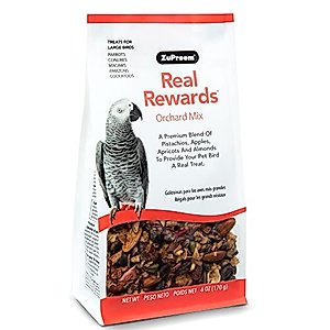 ZuPreem Real Rewards Orchard Mix Large Bird Treats 6 oz