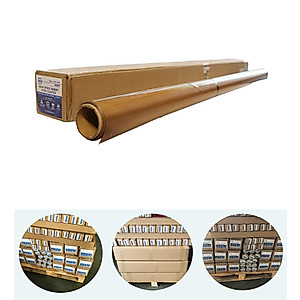 39" x 5 Yard PTFE Fiberglass Fabric Sheet Roll PTFE-Coated Fabrics Sheet Roll Sublimation Heat Resistant PTFE Rolls for Heat Press Transfer, 5Mil Thickness