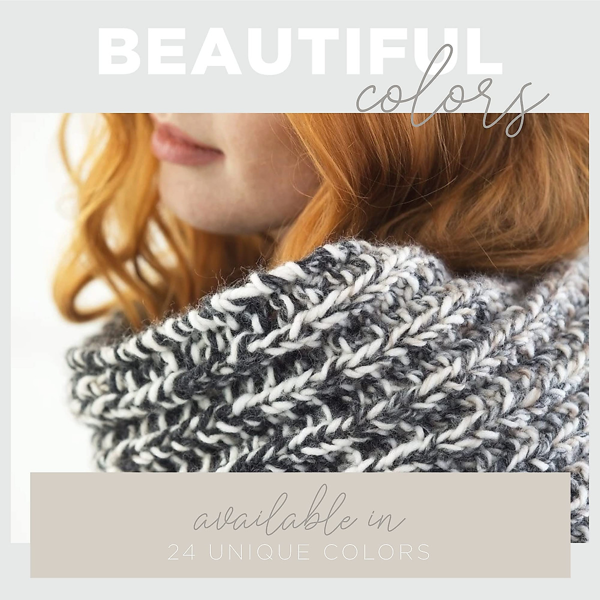 (3 Pack) Lion Brand Yarn Scarfie Bulky Yarn, Black/Hot Pink