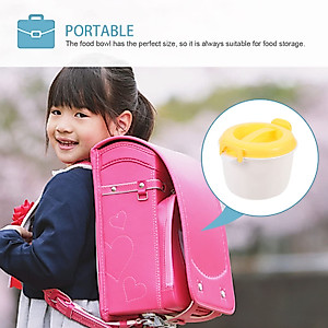 BESTonZON Microwave Rice Cooker Steamer Bowl for Vegetables with Steam Release Vent Microwaveable Cookware for Rice and Vegetables Yellow S