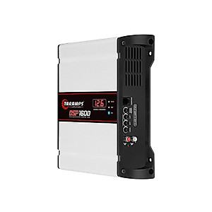 Taramp's DSP-1600.1 1600 Watts-RMS Compact Car Amplifier Digital Signal Processor Full Range Monoblock 1-Ohm Stable, Black