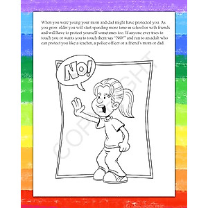 ZoCo - Good Touch Bad Touch Coloring Books for Kids (50 Bulk Pack, Without Crayons) - Private Parts, Body Safety, Personal Space Education for Ages 3 and Up - Games, Activities