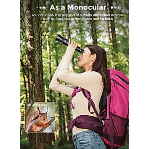 APEXEL High Power 36X HD Telephoto Lens, Telephoto Mobile Cell Phone Lens with Tripod for iPhone 15/14/13 Pro, Samsung and Most Smartphone