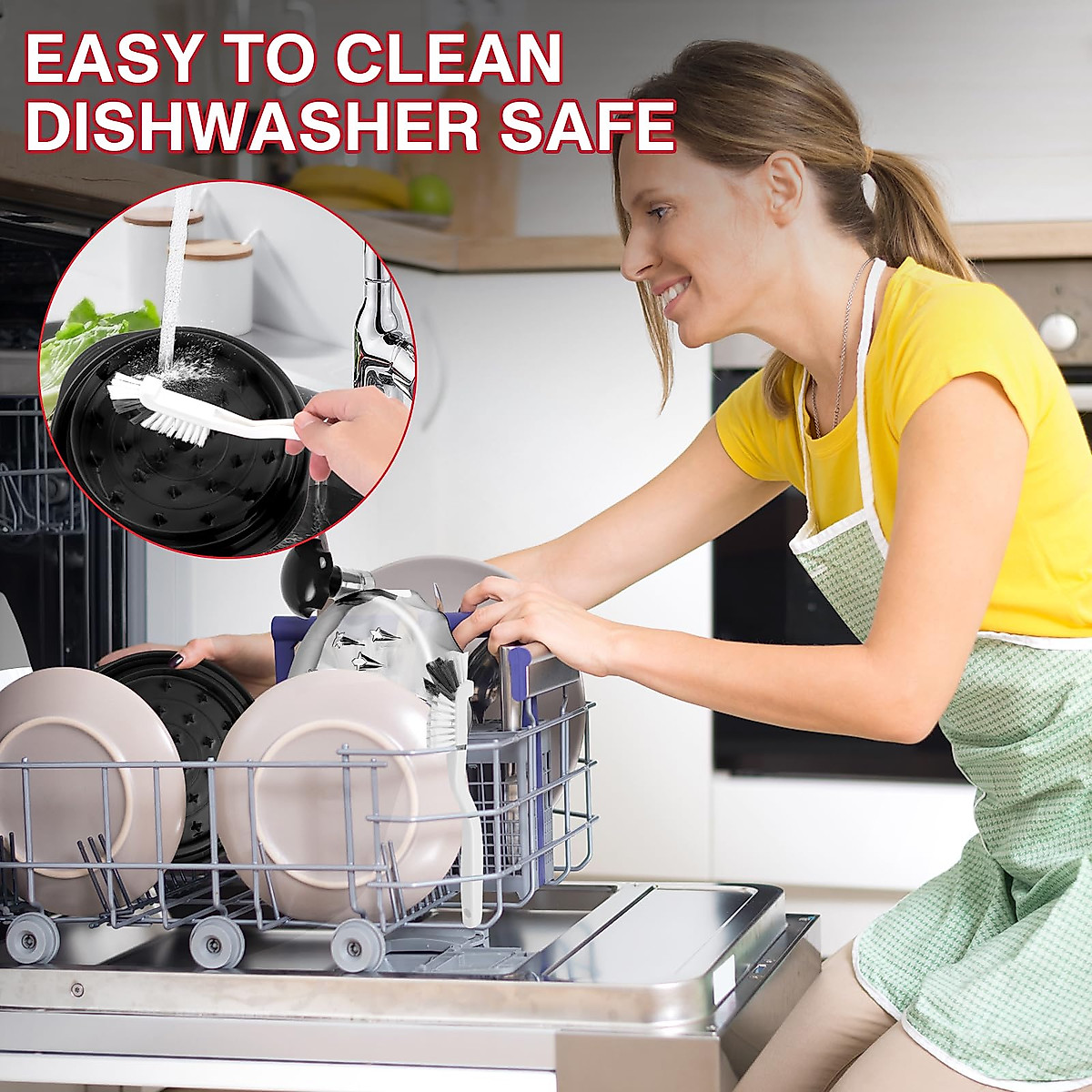 Latest Chicken Shredder Tool Twist -10.8 Inches Large Meat Shredder Tool Twist With Cleaning Brush, Visible Shredded Chicken Tool Chicken Breast Shredder, Ergonomic Handle, Dishwasher Safe, Anti-Slip