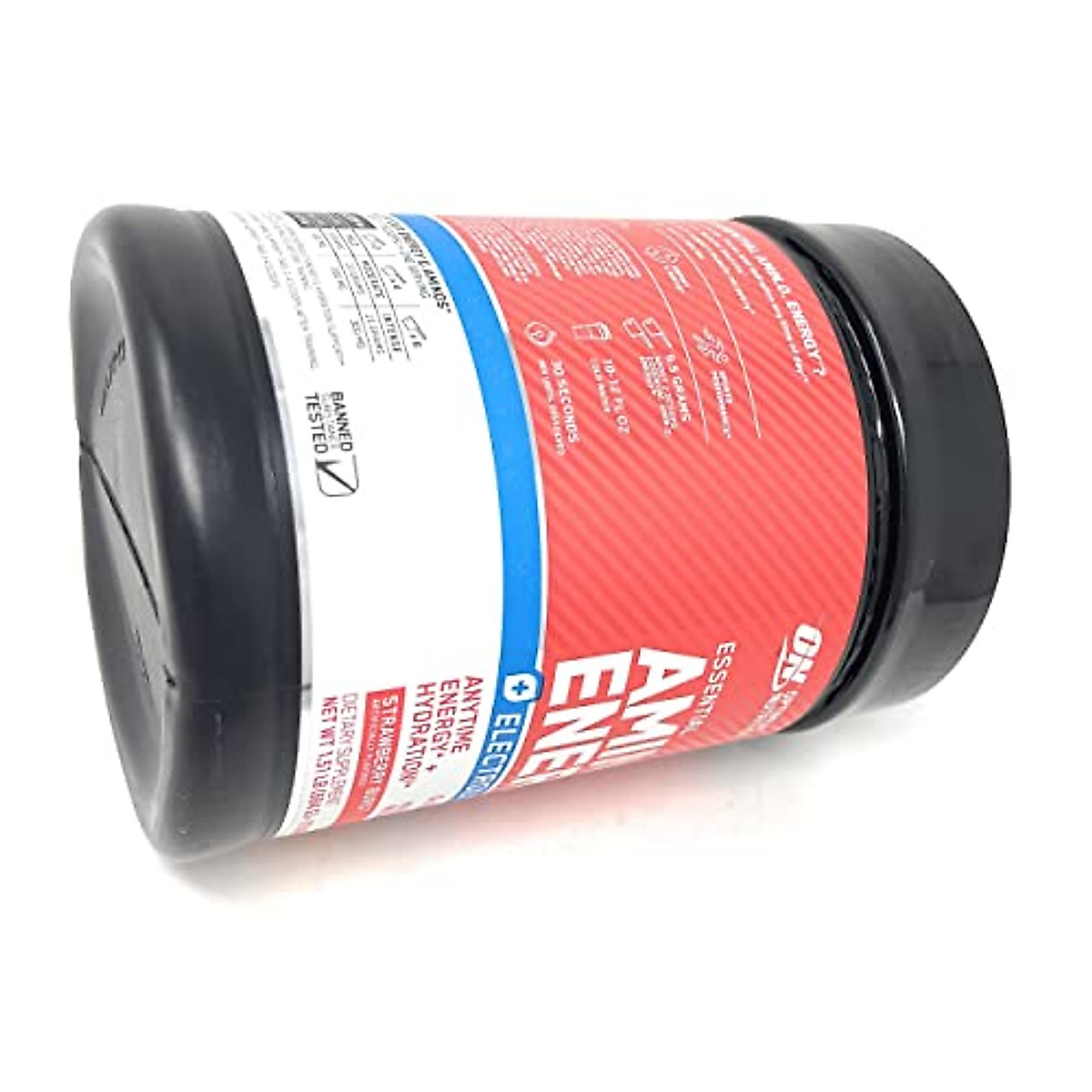 Optimum Nutrition Essential Amino Energy + Electrolytes, Strawberry Burst, 72 Servings