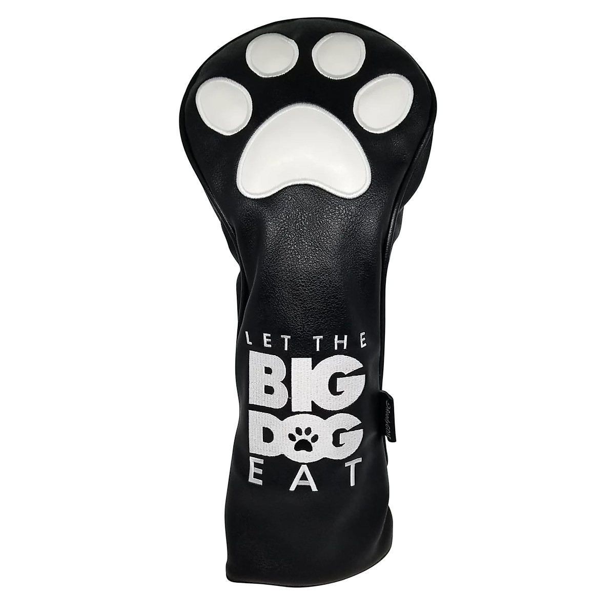 Let The Big Dog Eat (Black) Embroidered Headcover - Driver