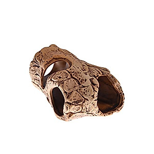 ALEGI Aquarium Decoration Hideaway Rock Cave for Betta Shrimp Cichlid Hiding Breeding Spawning (Tree Trunk)