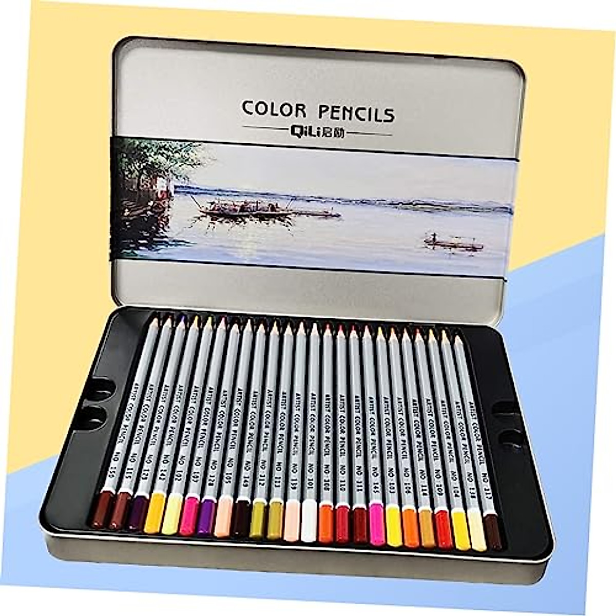 PLAFOPE Color Pencils 1 Set 48 Highlighter Pencil Blending Pencil Pencils Wood Colouring Pencils Oily Pencils Art Pencils Coloring Pencils Mix Set Shading Pencils Artist