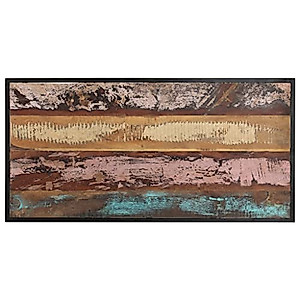 AJSEOYBS Large Dining Table,Industrial Rustic Kitchen Dining Room Table, Dinner Table for Kitchen, Living Room,Dining Table 47.2" Solid Reclaimed Wood