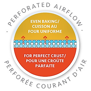 AirBake Nonstick Pizza Pan, 15.75 in