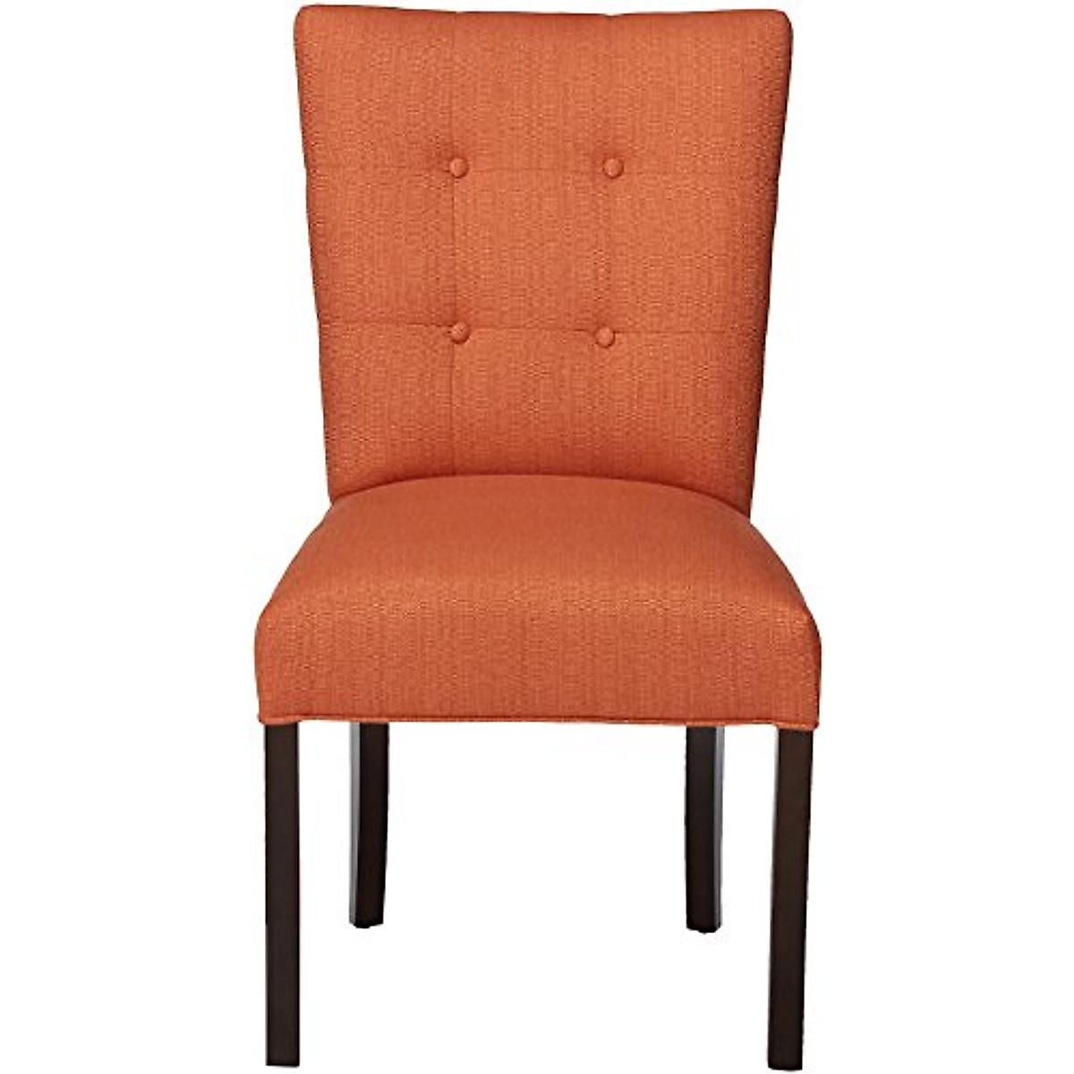 Sole Designs La Mode Collection Fanback Dining Chair, Pumpkin
