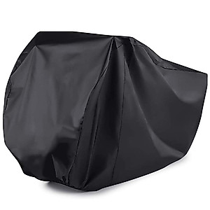 Maveek Bicycle Cover for 3 Bikes Waterproof Outdoor Storage Winter Cold Weather, Rain Snow Wind Proof Tarp Tent Shed Dust Dirt Resistant All Weather Cycle Protection UV Summer Indoor Garage