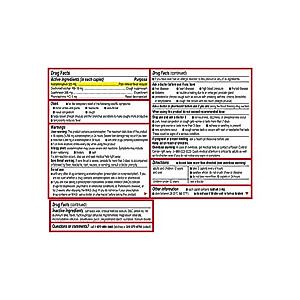 Tylenol Cold + Flu Severe Medicine Caplets for Cold & Flu Symptom Relief, Fever Reducer, Pain Reliever, Cough Suppressant, Nasal Decongestant & Expectorant, 24 ct. ( Pack of 6)