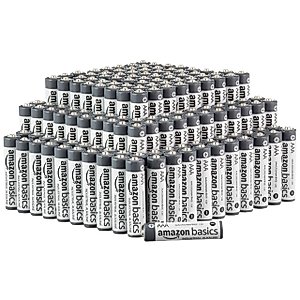 Amazon Basics 150-Pack AAA Alkaline Industrial Batteries, 1.5 Volt, 5-Year Shelf Life