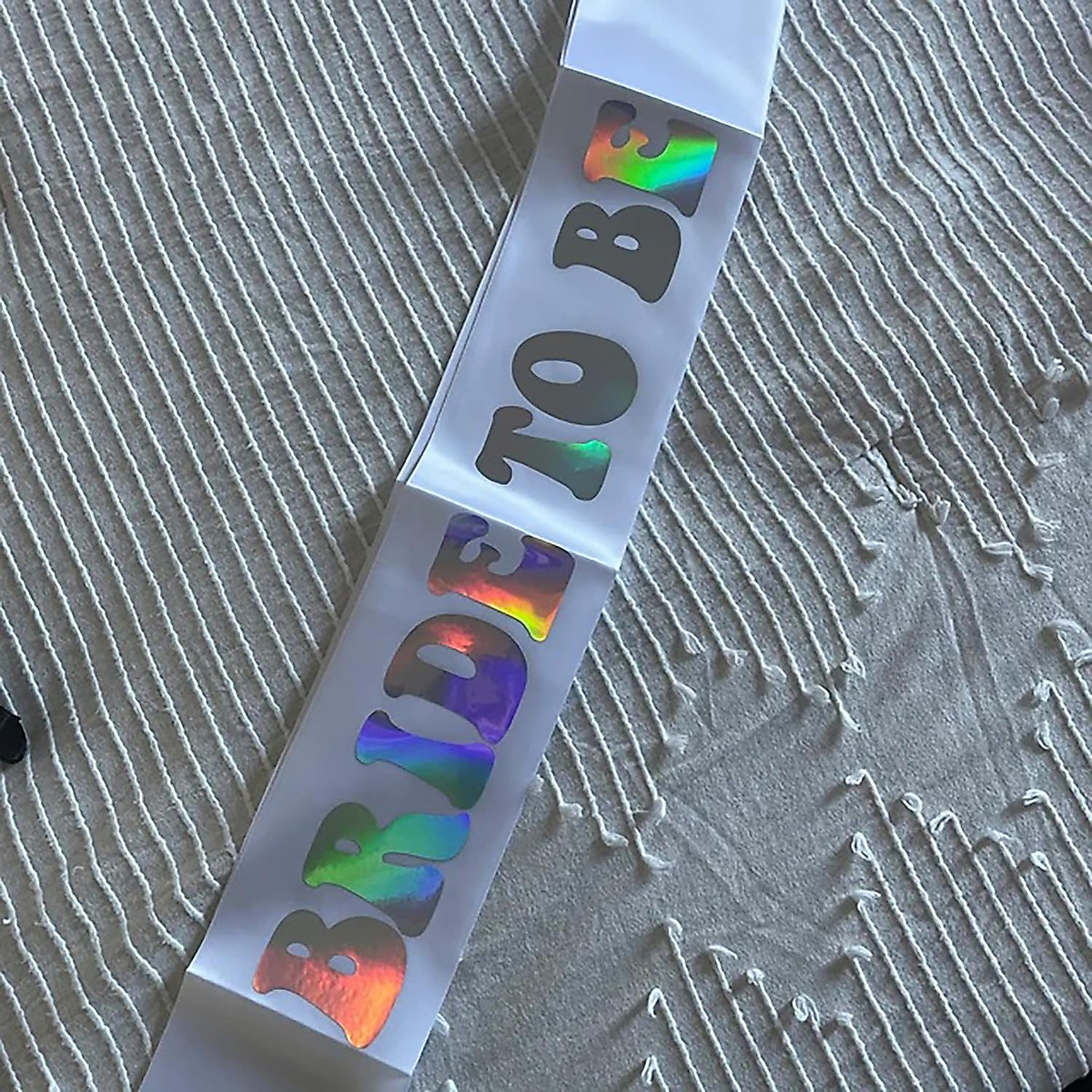QPARTYFIRE Bachelorette Party Disco Themed Sash,Bride to Be Sash,Bachelorette Party Sash for Disco Ball Disco Theme Last Disco Space Cowgirl Sash