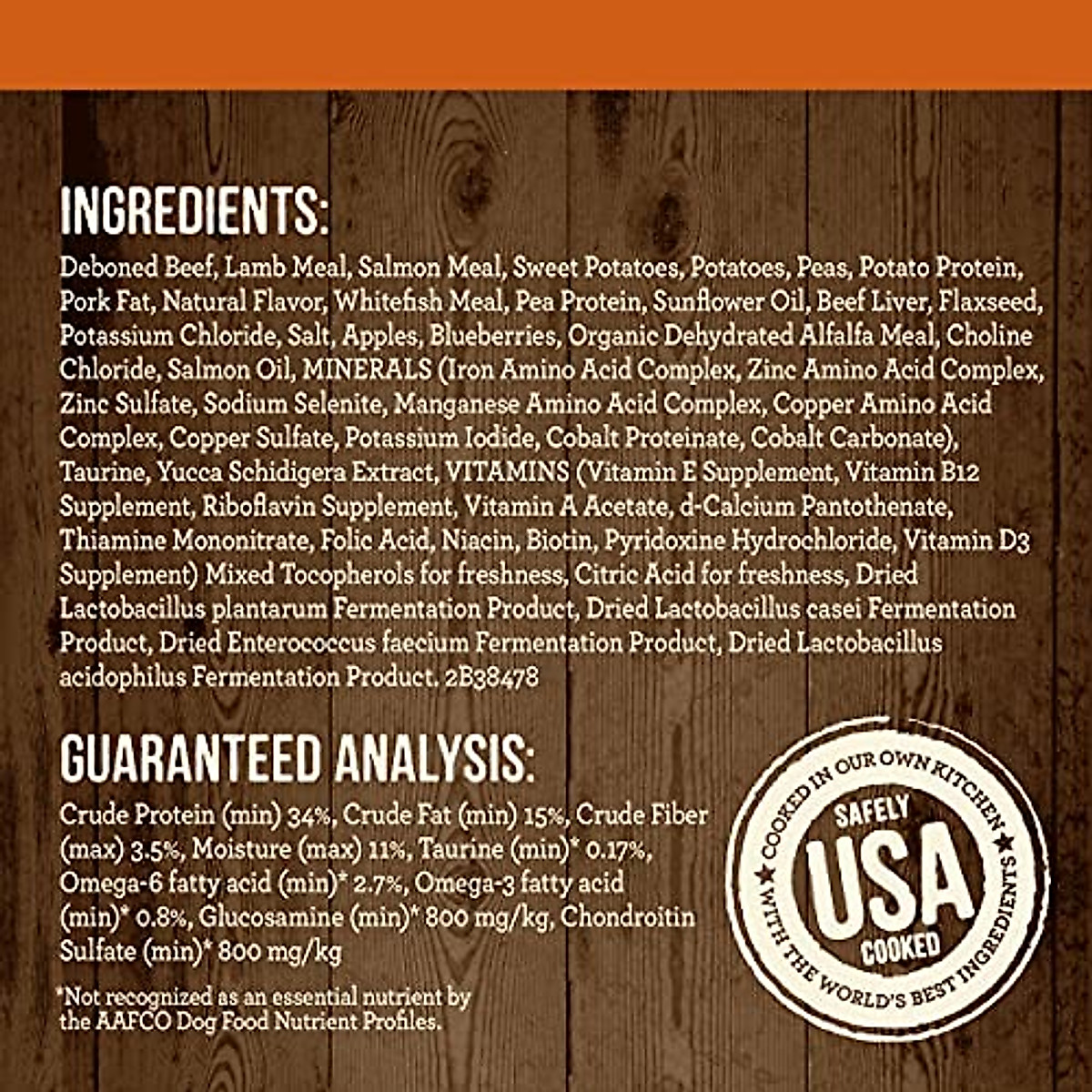 Merrick Dry Dog Food, Real Texas Beef and Sweet Potato Grain Free Dog Food Recipe - 22.0 lb. Bag