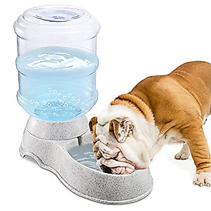 1 Gallon Automatic Replenish Pet Water Dispenser, Self-Dispensing Gravity Pets Water Feeder for Cats & Small Dogs