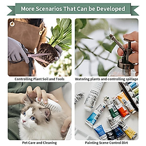 Herda 26.8" x 26.8" Repotting Mat for Potting Soil Indoor Plant and Dirt Control,Portable Potting Soil Foldable Succulent Potting Mat Soil Change Mat Table Top Indoor Plant Soil Potting Table Mat