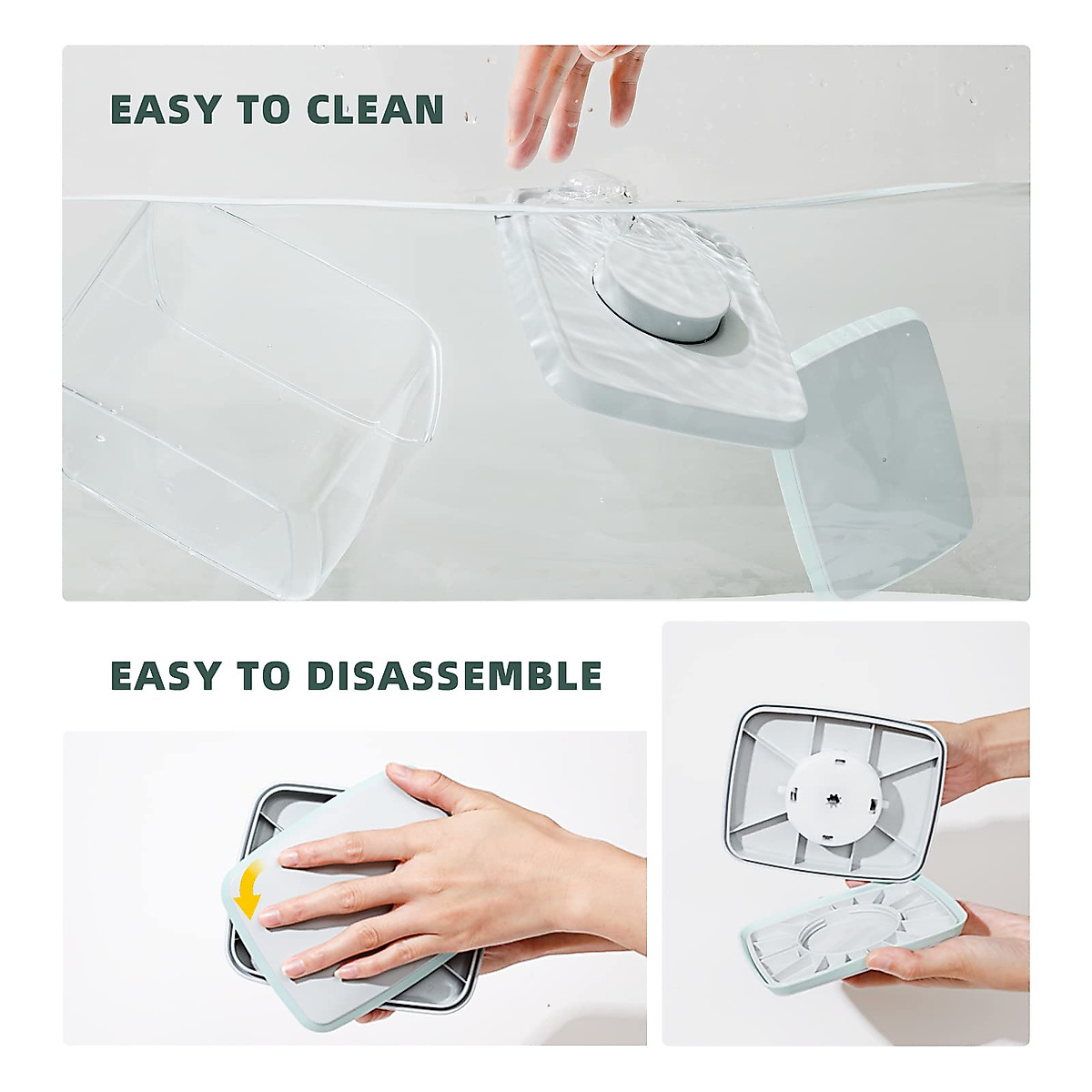 Tourdeus Pop Containers for Food Storage - 4 Pack Airtight Food Storage Containers, BPA-Free Flour Containers with Lids, Food-Grade Air Tight Containers for Food with Measurement Marks