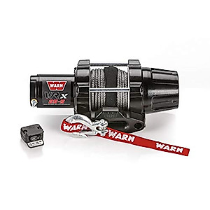 Warn Winch 2500 Synthetic VRX 25 Kit [Includes Heavy Duty Winch Saver]