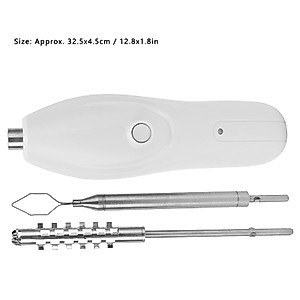 Electric Fish Scaler, Multifunctional Fish Scale Scraper Remover Cleaner Seafood Descaler, Cordless Peeler Scaler with Replaceable Blade, Fruit Digging Vegetable Corer for Pepper, Bitter Gourd