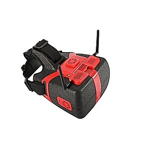 FPV Goggles Video Glasses Flysight Newest Vohd720 HDMI AV DVR RC Quadcopter 5.8G 40CH 7 Inch HD LCD Screen 1024 600 Headset Mavic Pro Spark Inspire 2 Phantom Drone (SMA Ant)
