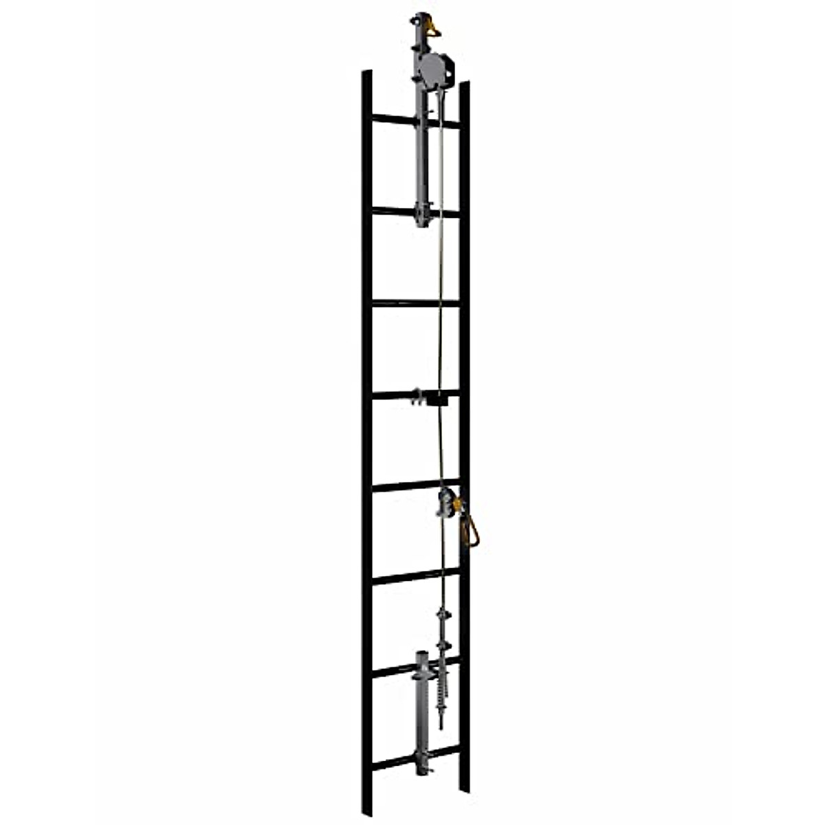 3M Lad-Saf Cable Vertical Safety System 6118050, Galvanized Steel, 50 FT