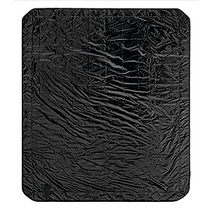 Sport-Brella SunSoul Outdoor Blanket with Slit for Umbrella Pole, Fleece and Water-Resistant for The Beach, Camping, and Picnics, Black