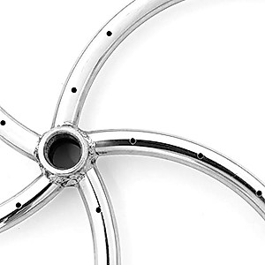 Firenado 18-Inch Natural Gas Spiral Ring Burner - Stainless Steel