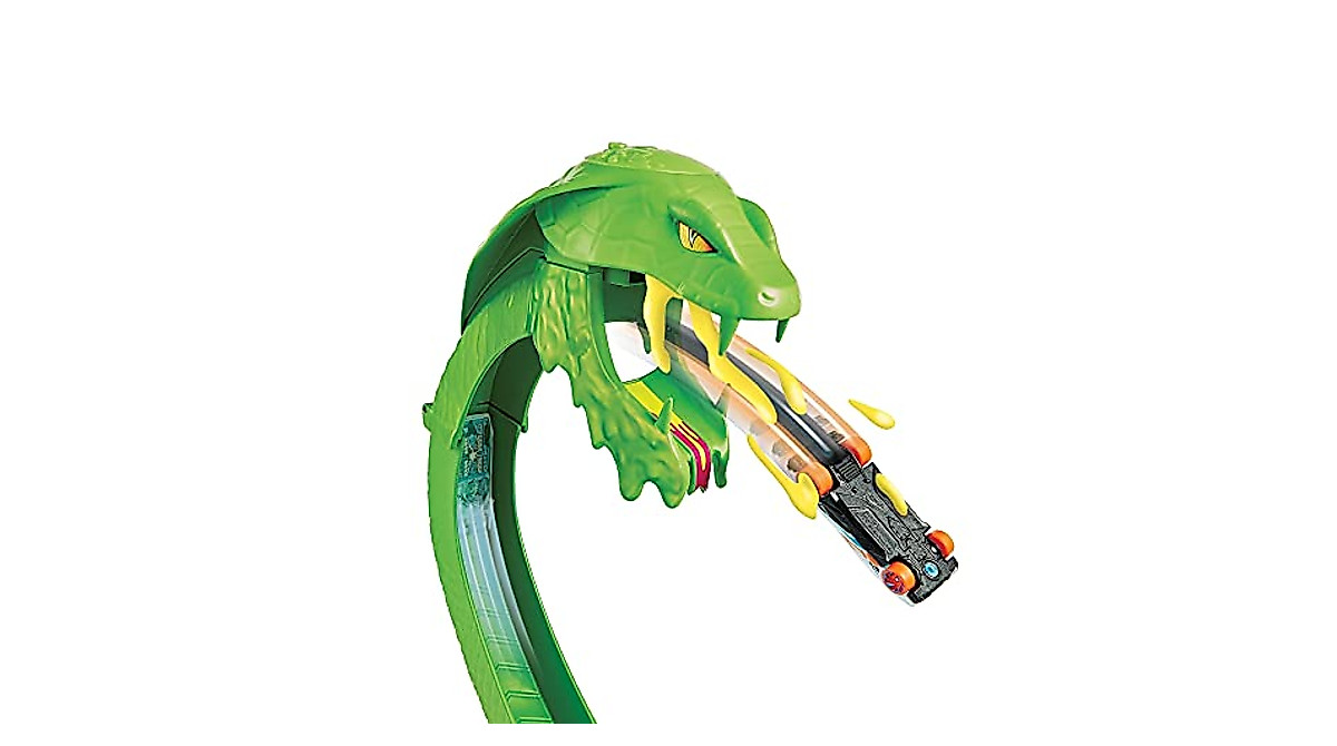 Hot Wheels Toxic Snake Strike Set - Epic Slime Adventure