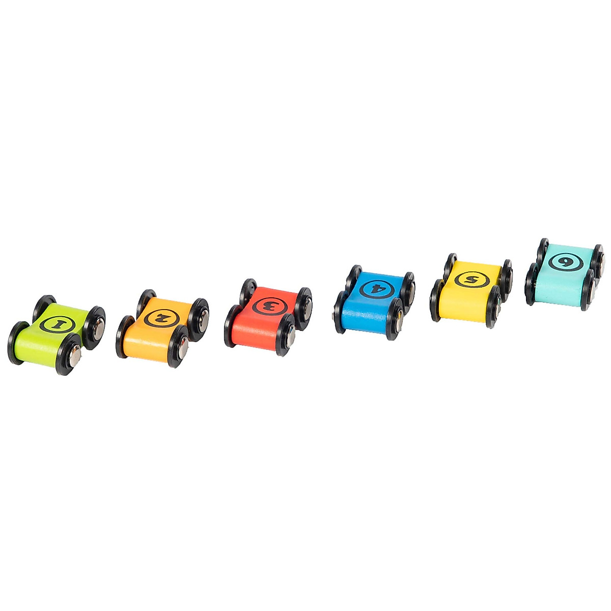 Fat Brain Toys Zigzag Racetrack - Number-Learning Car Tower for Preschoolers