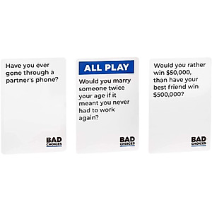 BAD CHOICES Party Game + After Dark Edition Set - Hilarious Adult Card Game for Friends, Fun Parties and Board Games Night with Your Group