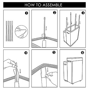 Caroeas 30" Rolling Laundry Basket Slim with Handle on Wheels, Foldable Laundry Hamper, Collapsible Laundry Bag and Organizer, Tall Thin Storage Basket Bin (Dark Grey)