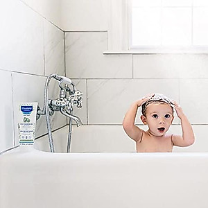 Mustela Baby 2-in-1 Cleansing Gel - Baby Body & Hair Cleanser - with Natural Avocado - Biodegradable Formula & Tear-Free - 6.76 fl. oz. (Pack of 1)