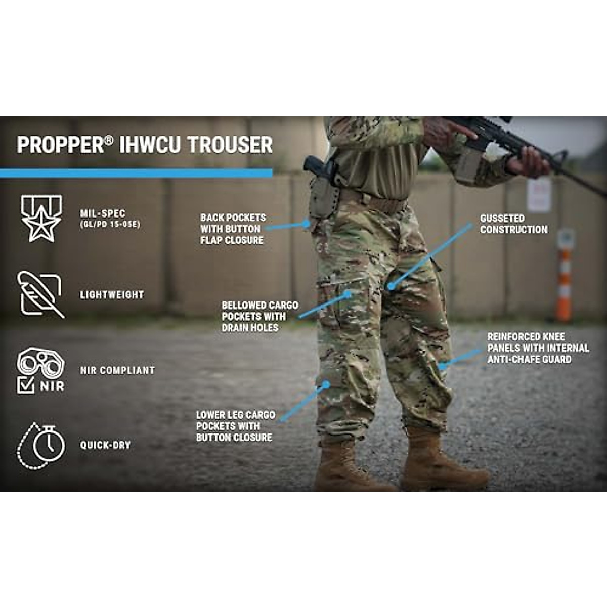 Propper mens Propper Ocp Hot Weather Combat Uniform Trouser Pant, Ocp, Medium US