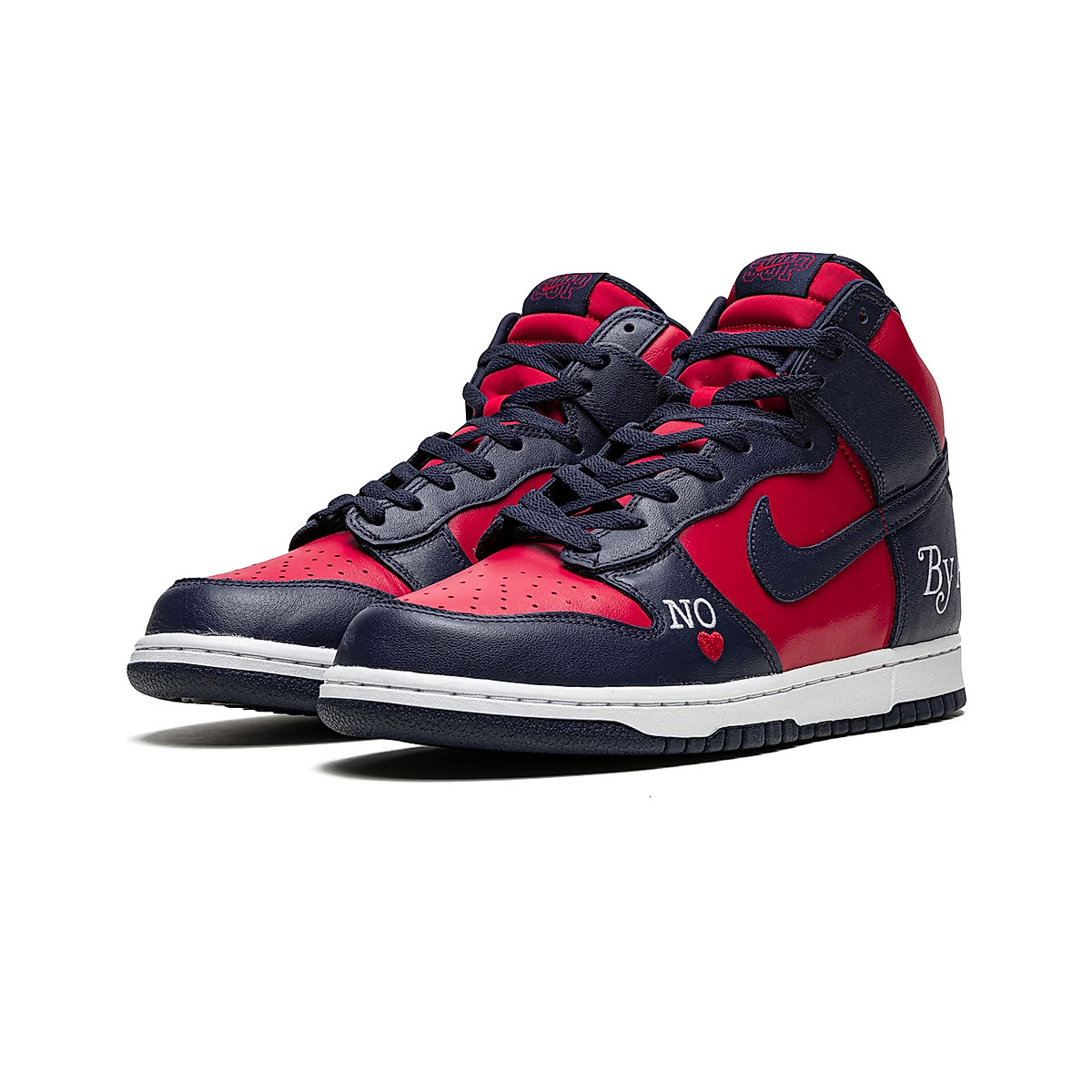 Nike Mens SB Dunk High DN3741 600 Supreme - by Any Means - Navy/Red - Size 9