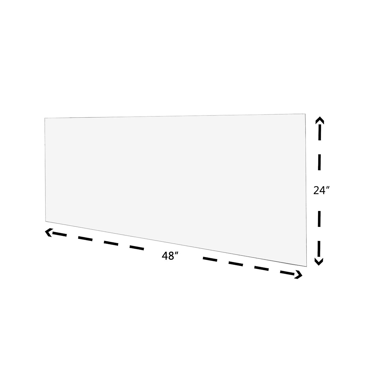 Acrylic Plastic Sheet 6MM (1/4") x 24" x 48" - Clear Plexiglass