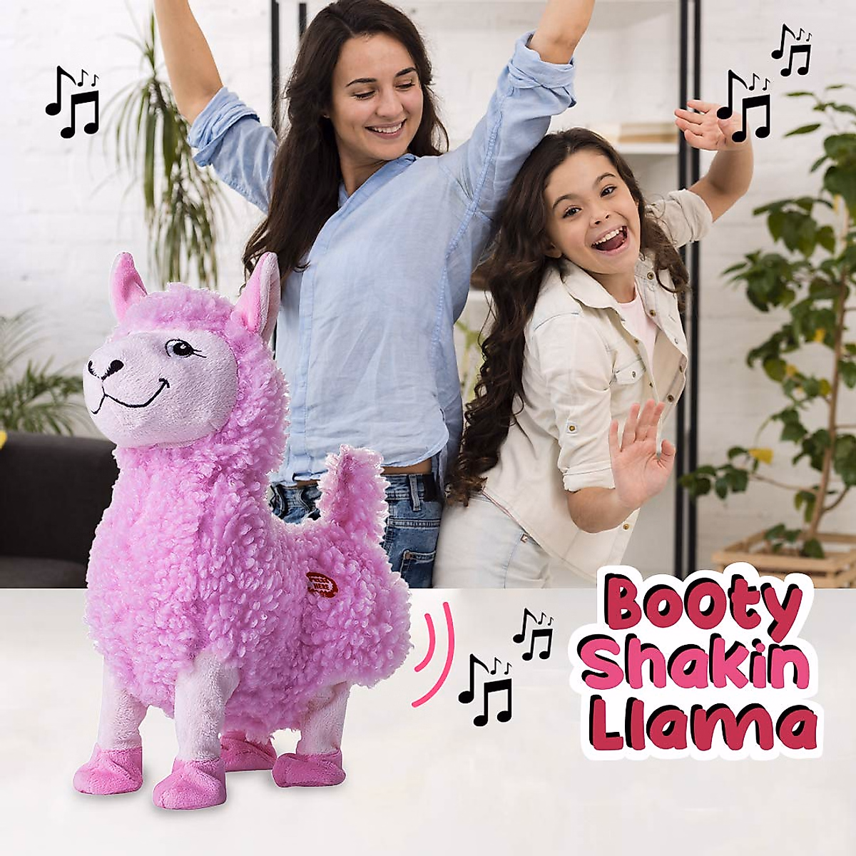 Booty Shakin Llama Plush - Battery-Powered Dancing Stuffed Animal Pets Alive - Little Live Pets Twerking Toys - Fur Real Pink Llama Toys for Toddlers - Toy Friends