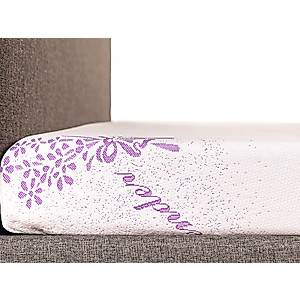 Tulo by Mattress Firm | 6 INCH Memory Foam Lavender Mattress | Firm Comfort | Pain-REDUCING Pressure Relief | Twin XL Size