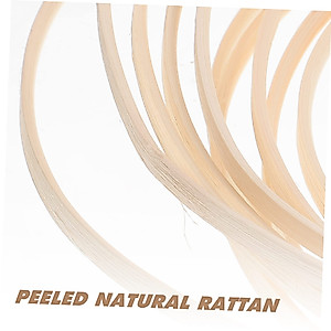 EXQUIMEUBLE 1 Roll Rattan Weave Material DIY Kits Rattan Furniture Woven Baskets Craft Rattan Cane Chair Cane for DIY Furniture Repair Kit Rattan Furniture Weaving Material DIY Rattan Crafts