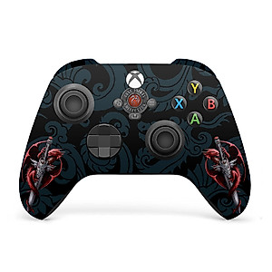 Head Case Designs Officially Licensed Anne Stokes Dragon Dagger Art Mix Vinyl Sticker Gaming Skin Decal Cover Compatible With Xbox Series X Console and Controller Bundle