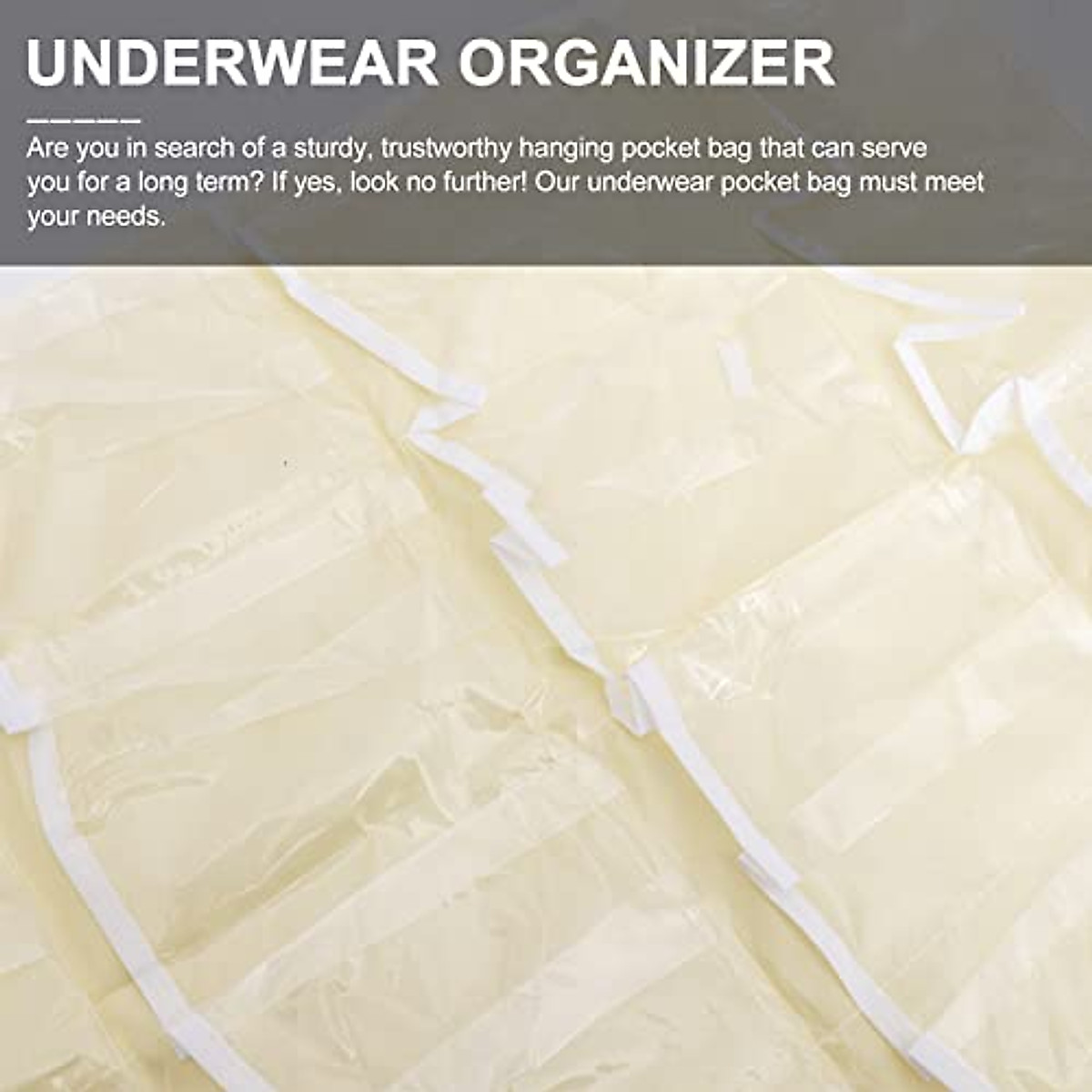 Cabilock 3pcs16 Bathroom Hanging Clear Bag Back Living Grey Mesh Shelf Bags Shoe with Pockets Organizer Over Large Sock Dormitory Room, Bedroom Grey, Home Rack Socks Tidy Bra Door: Hanger