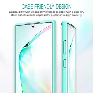 XClear 3 Pack Screen Protector Designed for Galaxy Note 10 Plus/Note 10 Plus 5G (2019) [Case Friendly] TPU Film Anti-Scratch HD Protector Compatible Samsung Galaxy Note10+ / Note 10+ 5G - Pack of 3