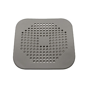 Shower Drain Hair Catcher with Suction Cups Easy to Install and Clean Suitable for Bathroom Bathtub and Kitchen 3 Pack Flat Shower Drain Hair Trap TPR Silicone No More Clogging