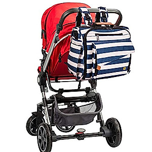 ALLCAMP Diaper Bag Large, Support Baby Stroller, Converted Into a Tote Bag