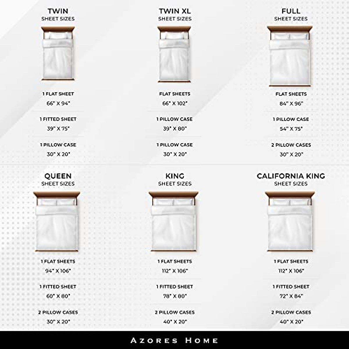 AZORES HOME Juliette Printed Deep Pocket Sheet Set with Oversized Flat - Queen, Red