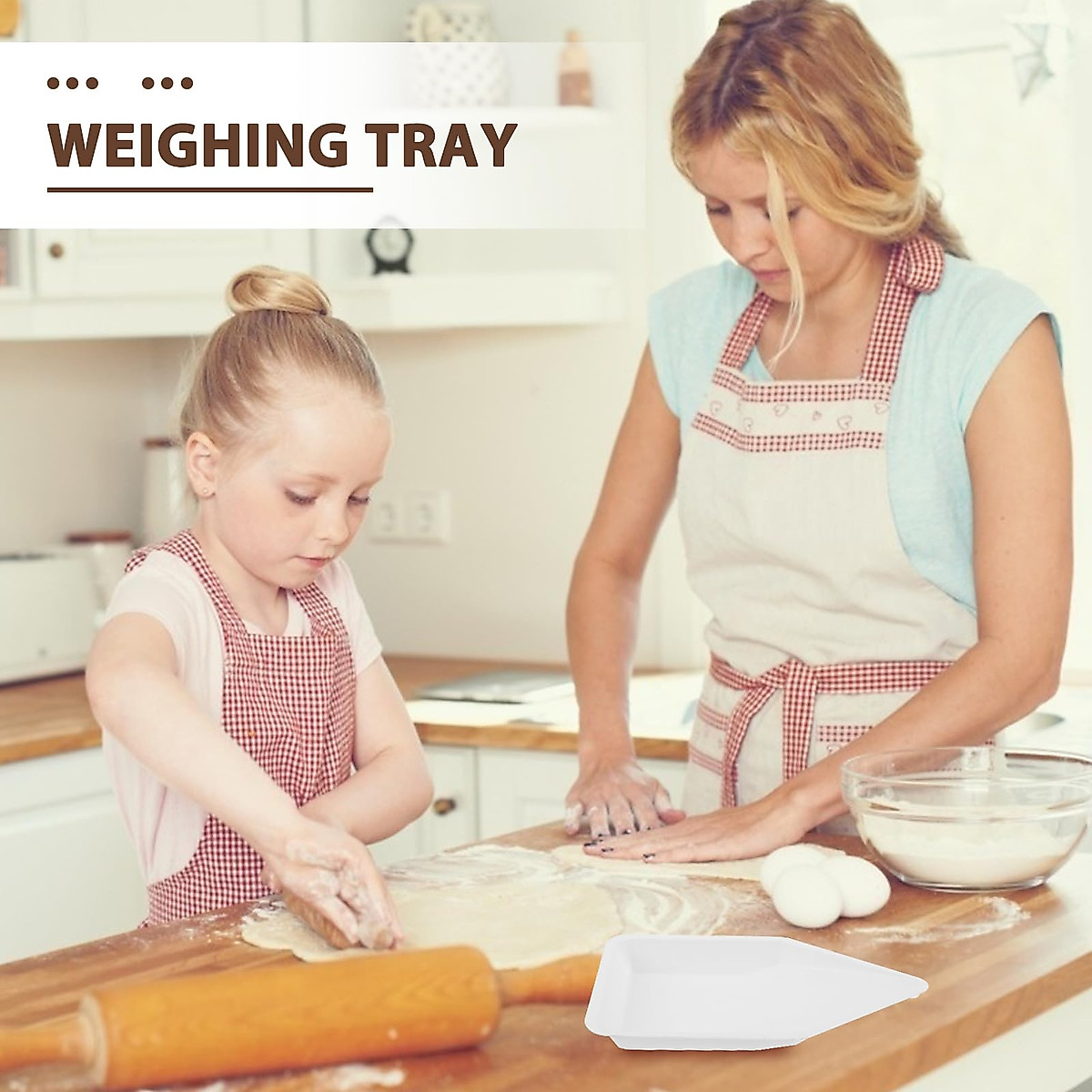 Weighing Pans for Kitchen Food Cooking, Portioning, Lab Test Weight Digital Scale Weighing Tray 10 Pcs