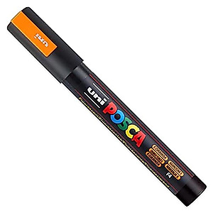 Posca PC-5M Coloured and Fluorescent Markers in Case (Pack of 4)